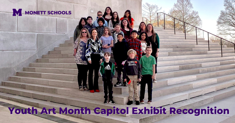 Monett Students attend the Youth Art Month Exhibit Recognition in Jefferson City | Monett Elementary